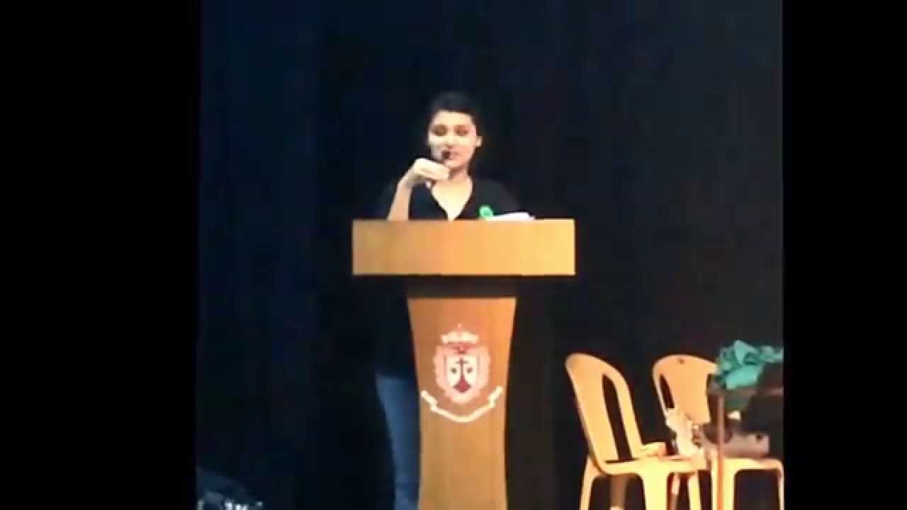 MC Abbas Intro Judge @ Mount Carmel College - YouTube