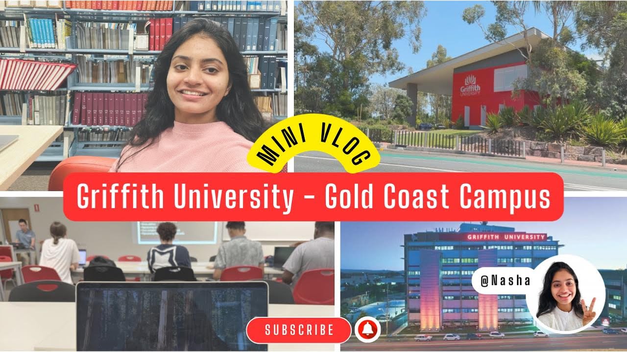 Mini Vlog - Tour to Griffith University-Gold Coast Campus #australia # ...