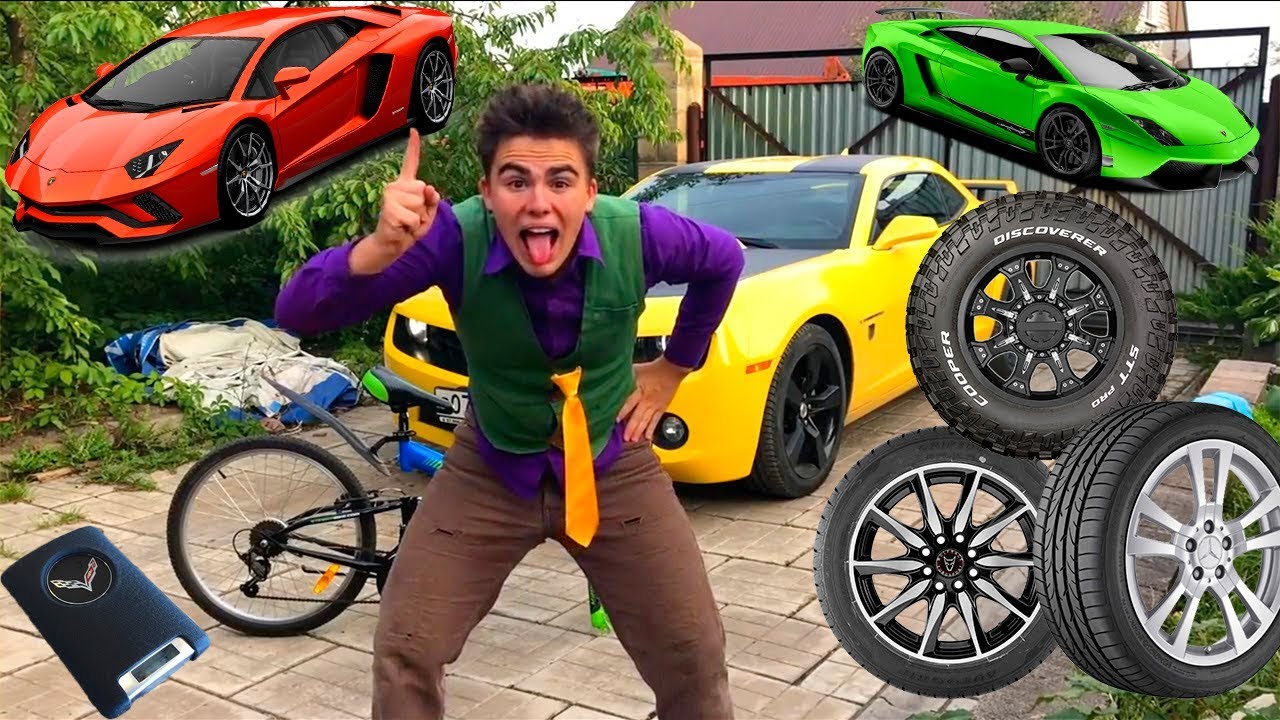 Mr. Joe Manages Car Camaro & Corvette with Remote Control VS Mr. Joe in ...