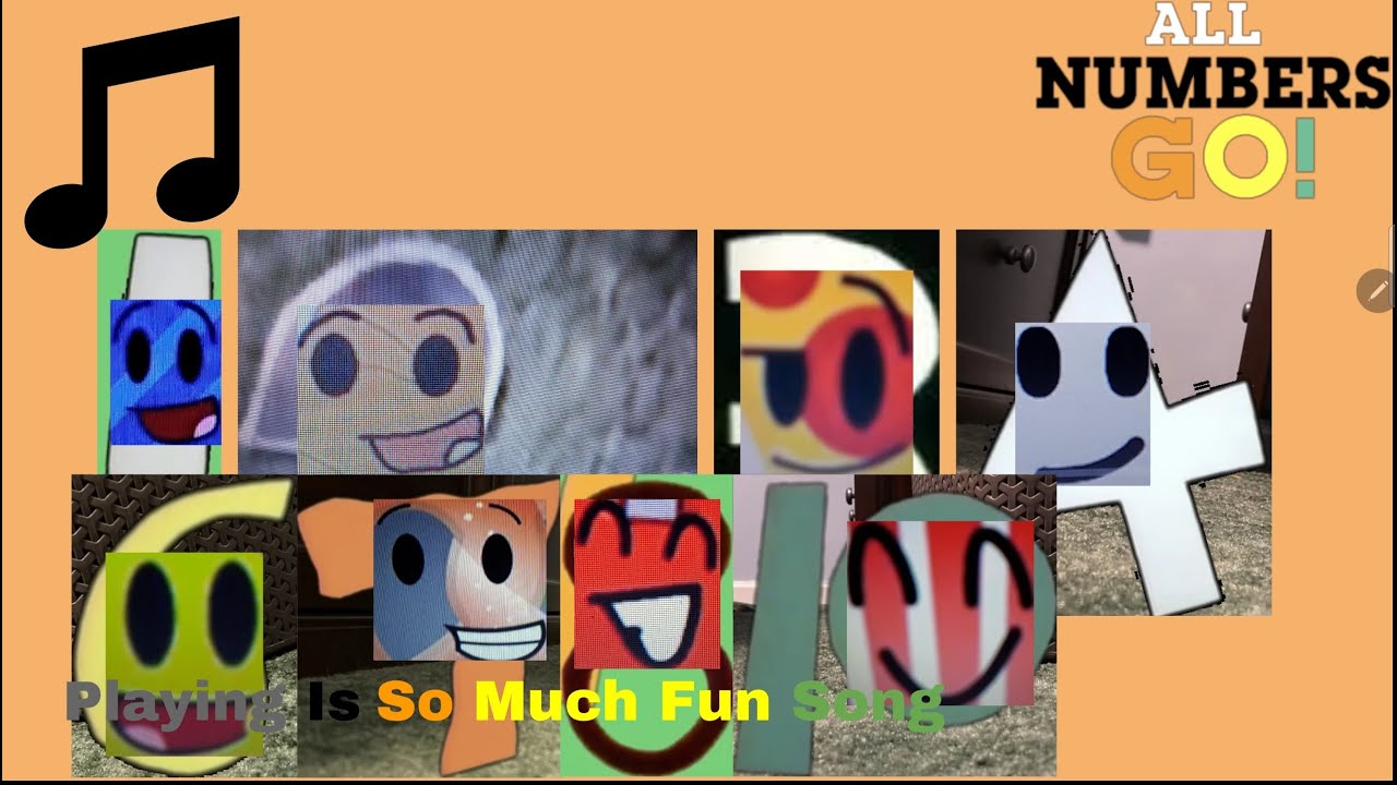 All Numbers Go!: Playing Is So Much Fun Song - YouTube
