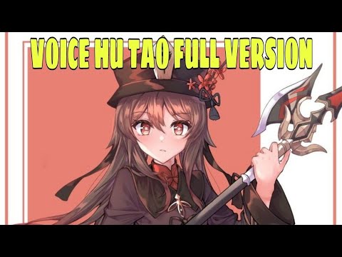FULL VOICE HU TAO GENSHIN IMPACT JAPAN VERSION - YouTube