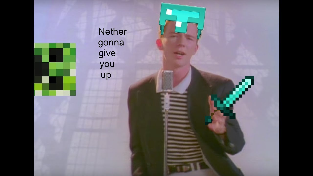 Rick Astley Plays Minecraft: The Sequel - YouTube