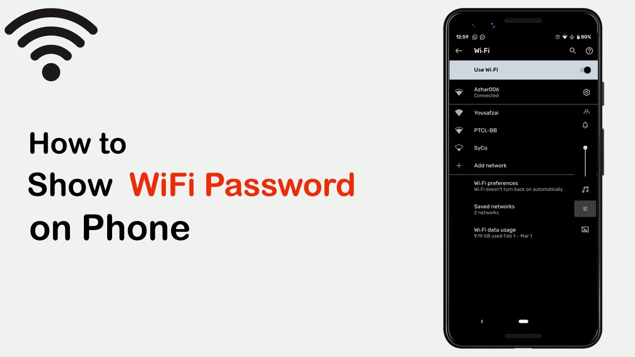 How to see WiFi Password on your Mobile Phone without Root 2021, Show ...