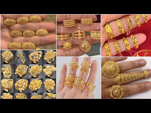 Latest 22K Gold Rings Designs 2022/Simple Stylish Gold Rings Designs ...