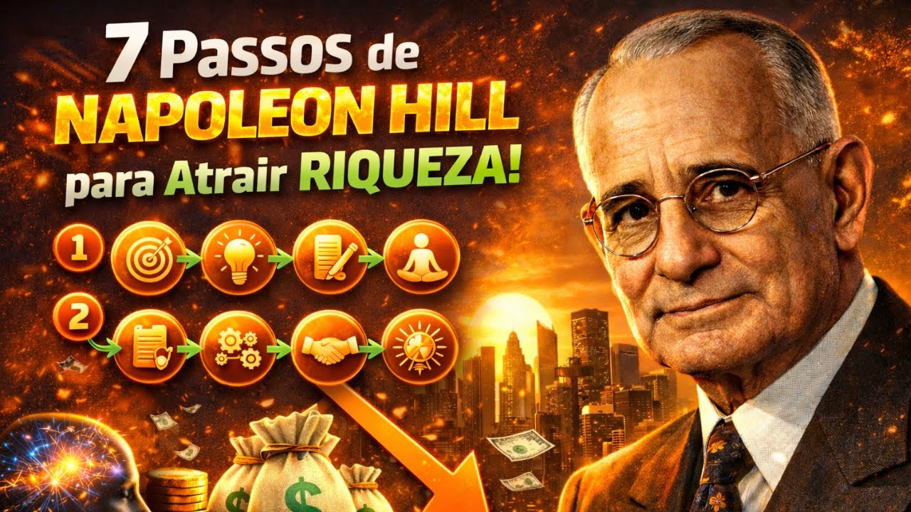 💰7 Passos de Napoleon Hill para Atrair Riqueza em 30 Dias (TESTADO E ...