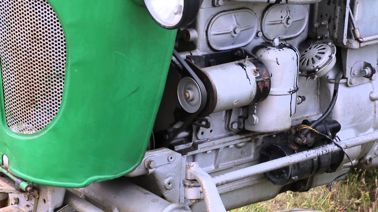 Tractor Ursus C 342 (engine) - YouTube