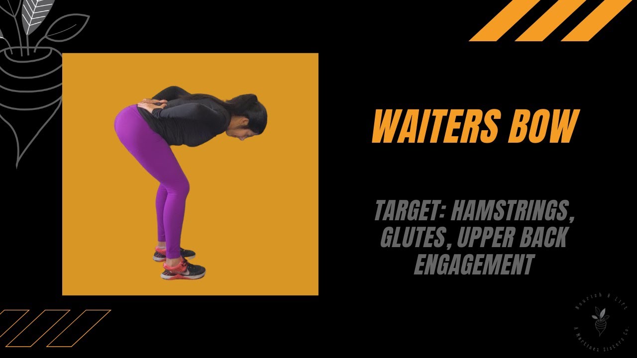 Waiters Bow Hip Hinge Drill - YouTube