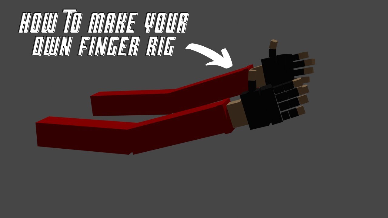 How To Make Your Own FPS Finger Rig In Roblox Studio (READ DESCRIPTION ...