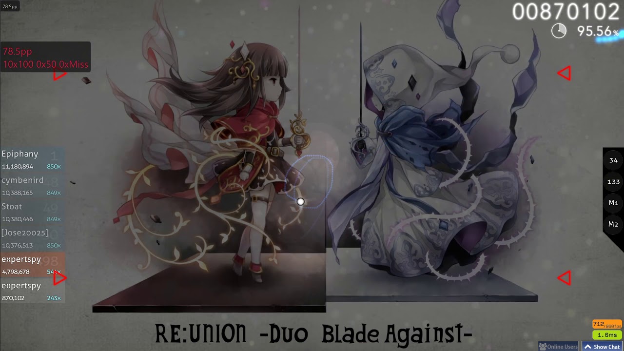RE:UNION ~Duo Blade Against~ - osu! - YouTube