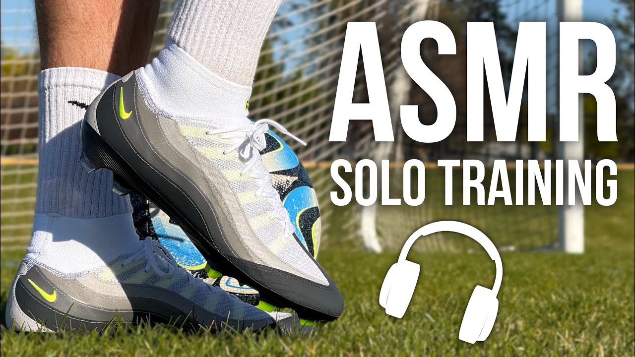 ASMR Solo Training Session For Soccer / Football In Nike Mercurial ...