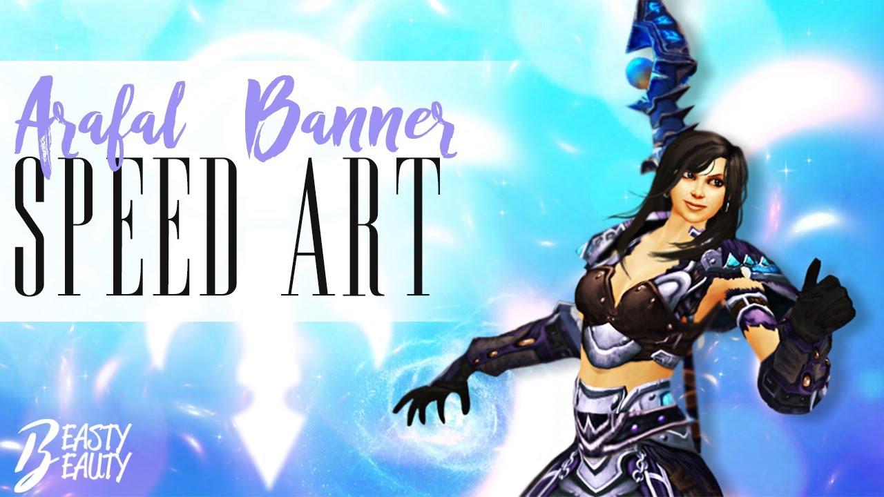 ♥ BᴇᴀsᴛʏBᴇᴀᴜᴛʏ ♥ Speed Art: Mage Twitter Banner - YouTube