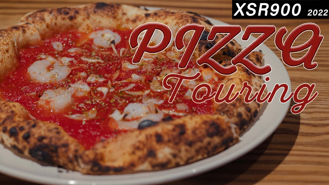 Go for the best pizza! | YAMAHA XSR900 2022 | Genuine exhaust sound [2K ...