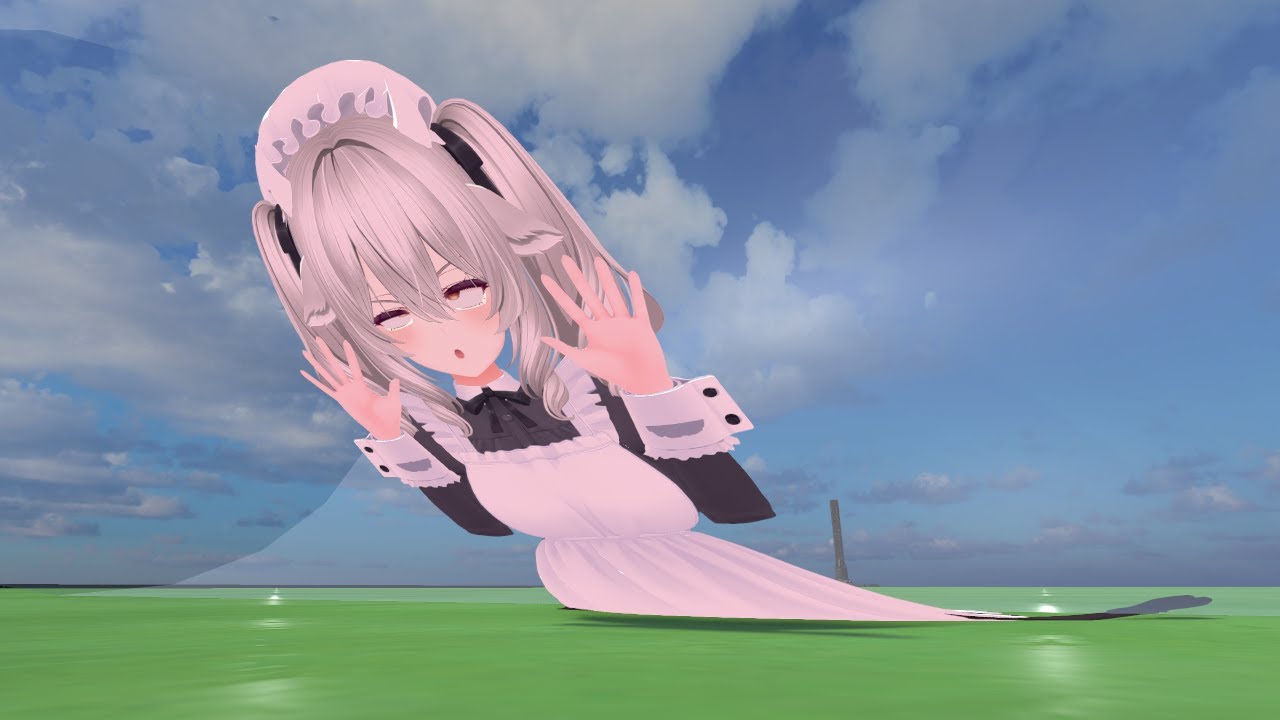 [平面化]VRCのミルティナちゃんローラーに轢きつぶされてぺっちゃんこ Malleable Girl Simulator - YouTube