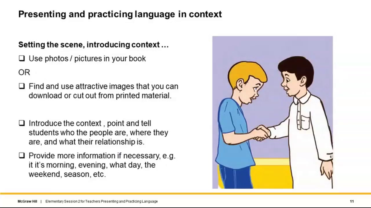 Presenting and practicing language, 3rd November, 2020 - YouTube