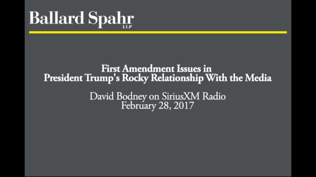 David Bodney on SiriusXM Radio - YouTube