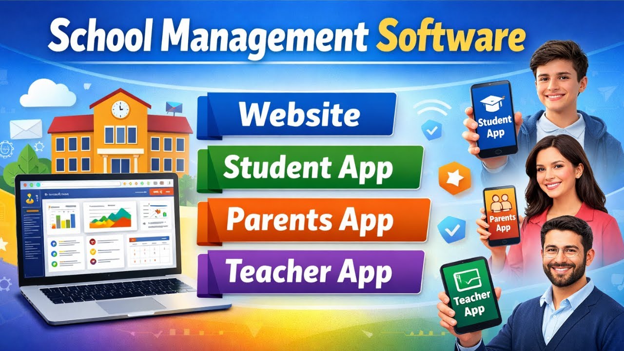 How to make school management app in android studio | Create a school ...