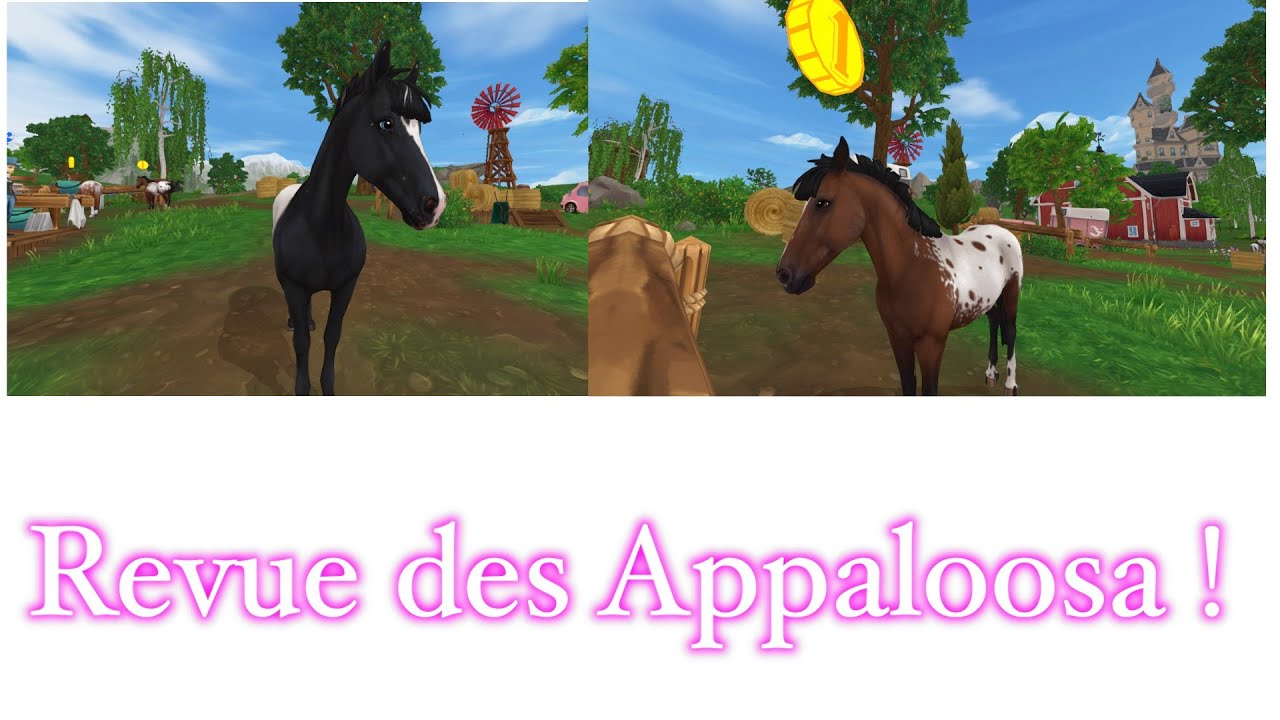 [SSO] Revue des nouveaux Appaloosa !! - YouTube
