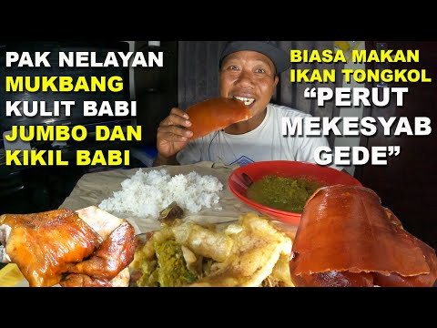PAK NELAYAN MUKBANG BABI