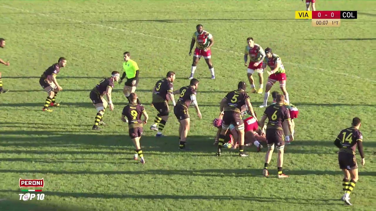Meta Rugby Colorno da calcio d'inizio (14 fasi) - YouTube