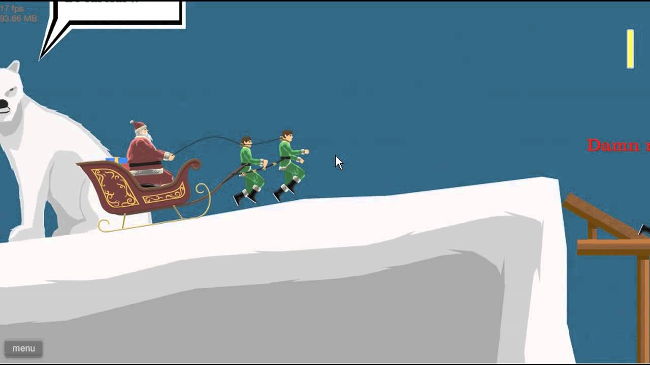 Happy Wheels - Santa Dies!!! - YouTube