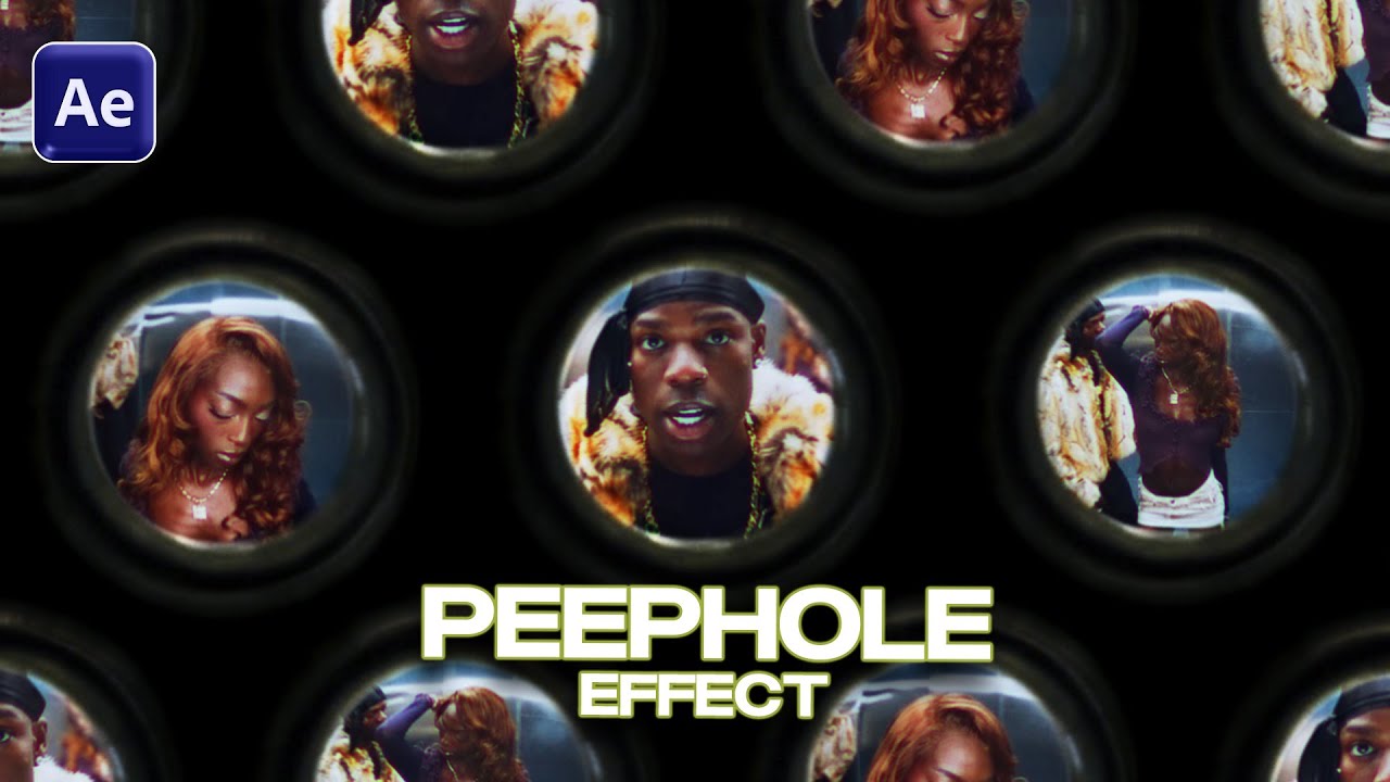 How To Make a Peephole Effect in Minutes (After Effects Tutorial) - YouTube