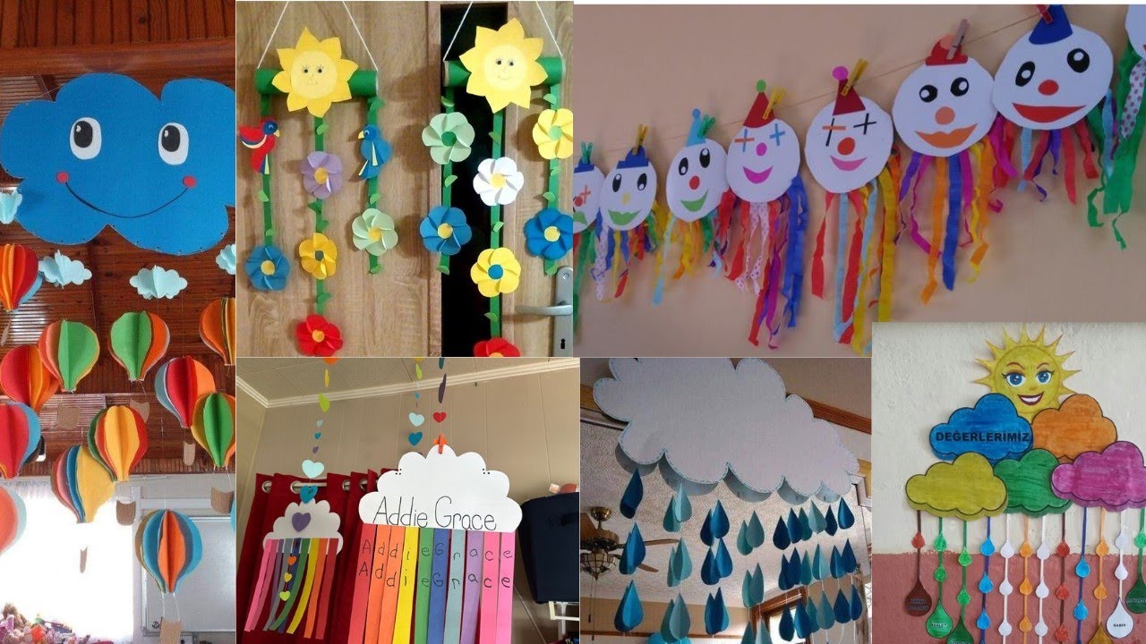 Preschool decoration ideas/Classroom Wall hanging decoration ideas ...