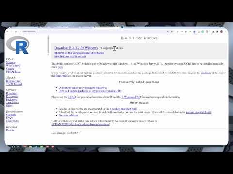 Introduction, R studio, R and Bioconductor - YouTube