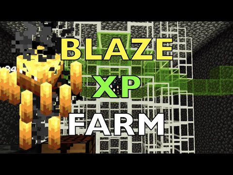 BLAZE XP Farm 🟢 Easy Minecraft Bedrock Survival 1.16 - YouTube