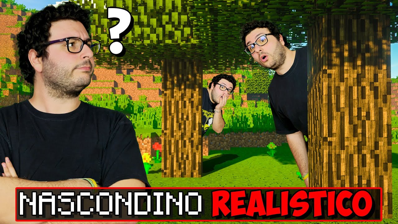 MINECRAFT NASCONDINO REALISTICO - YouTube