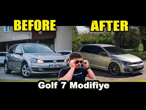 GOLF MODİFİYE 5.000 TL YE ARABA NE HALE GELDİ I Yapım Aşaması I  ( GOLF 7 )  I Aslanoğlu Haydar
