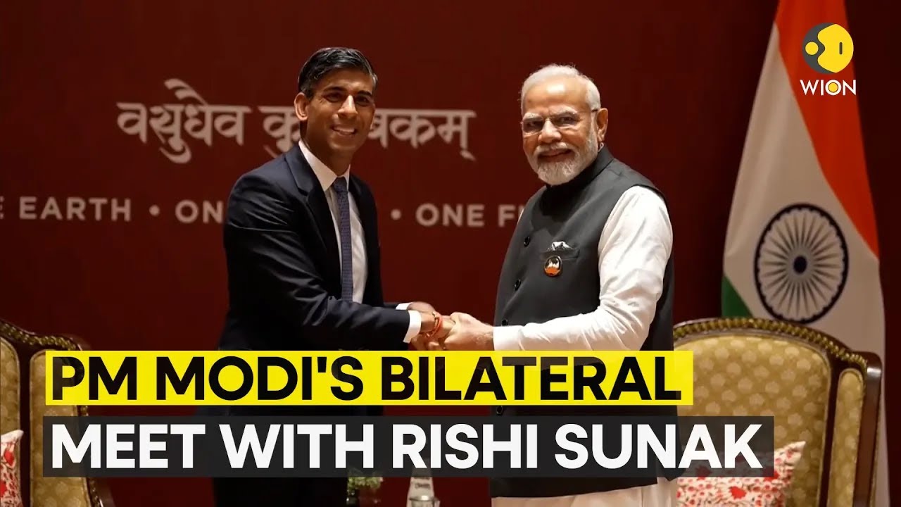 G20 Summit 2023: PM Modi holds bilateral meeting with UK Prime Minister Rishi Sunak | WION ...