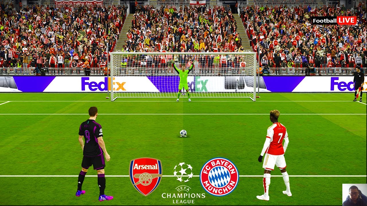 Arsenal vs Bayern Munich - Penalty Shootout | Quarter Final UEFA ...