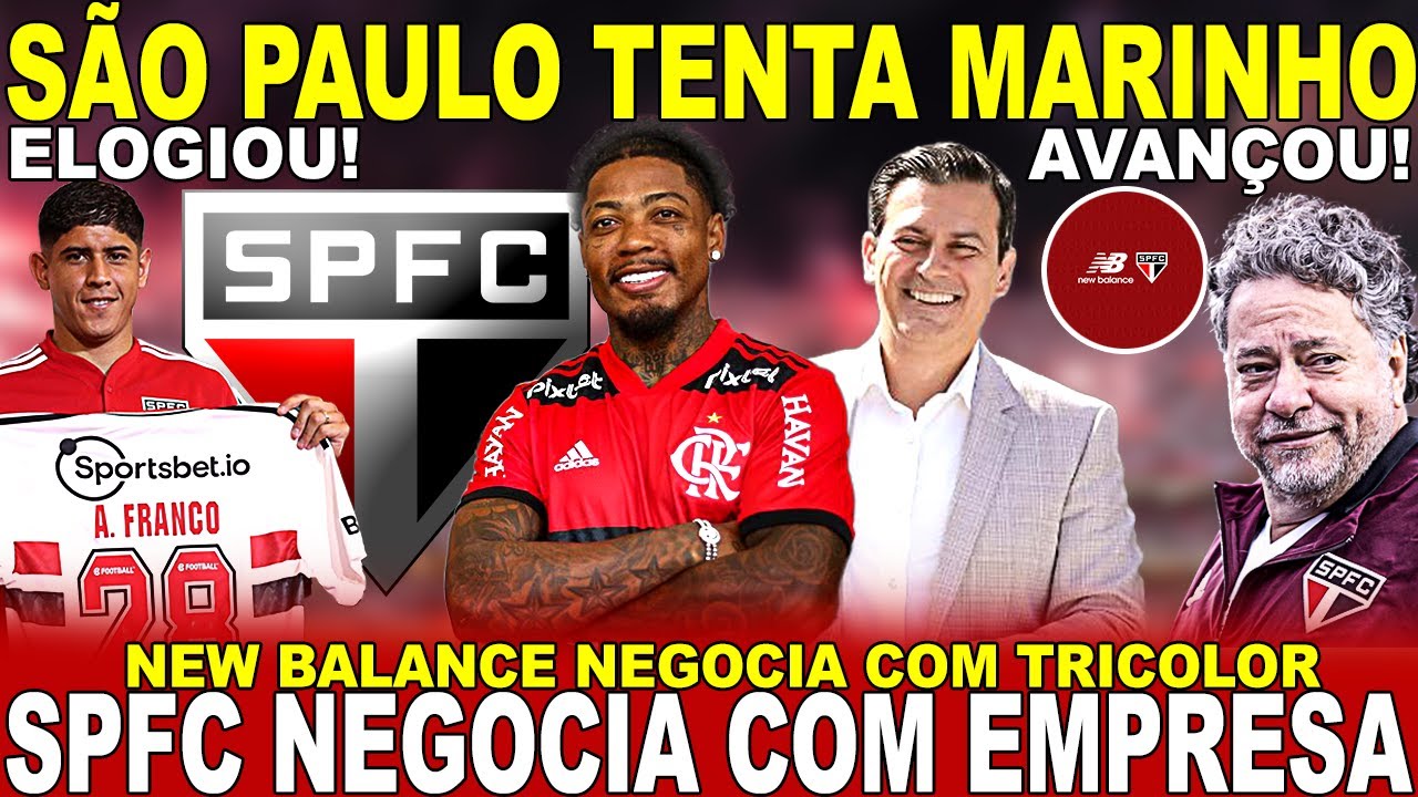 NEGOCIAÇÕES AVANÇADAS!!! SPFC APRESENTA REFORÇO! NEW BALANCE QUENTE ...