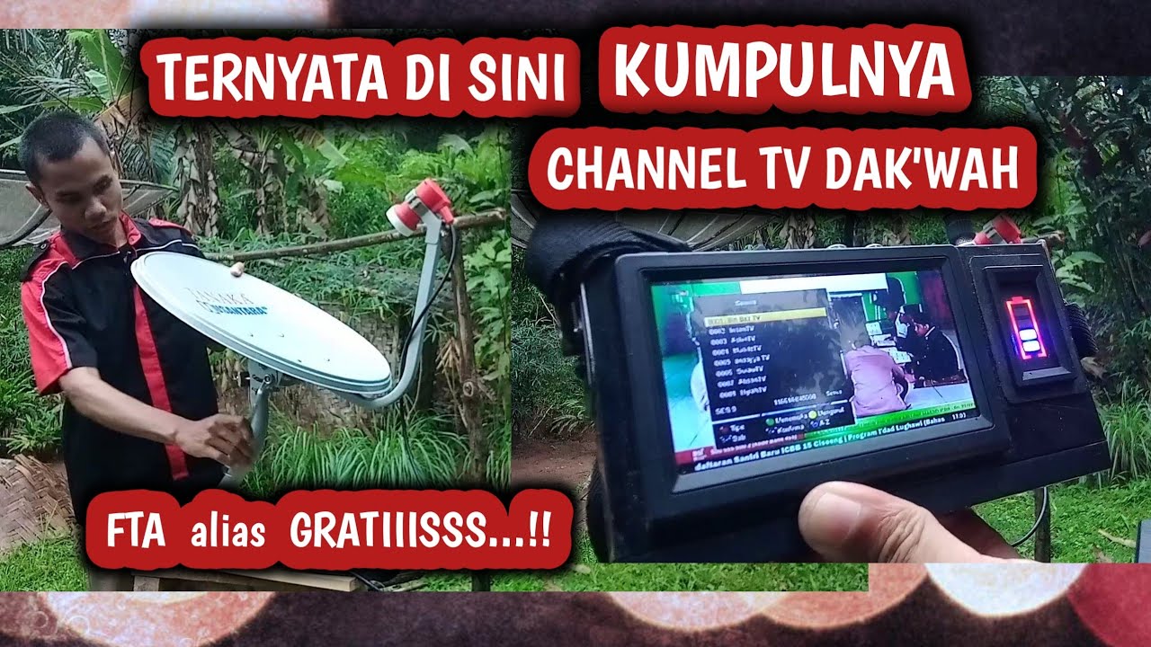 update terbaru channel tv FTA di satellite ses 9 - YouTube