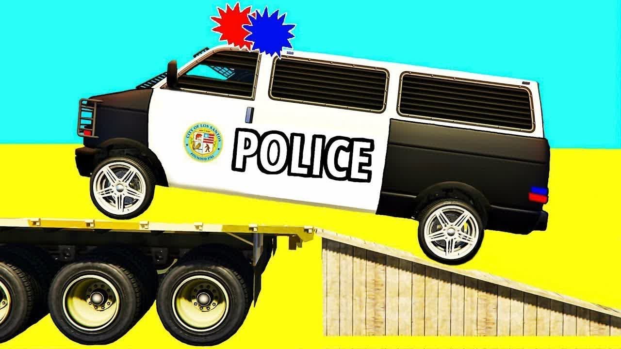 Cartoon Police Cars and Nursery Rhymes for Babies & Children - YouTube