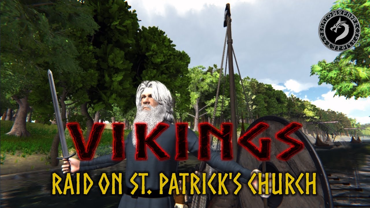 Viking Raid on St. Patrick's church and St. Mary's Abbey in Duleek ...