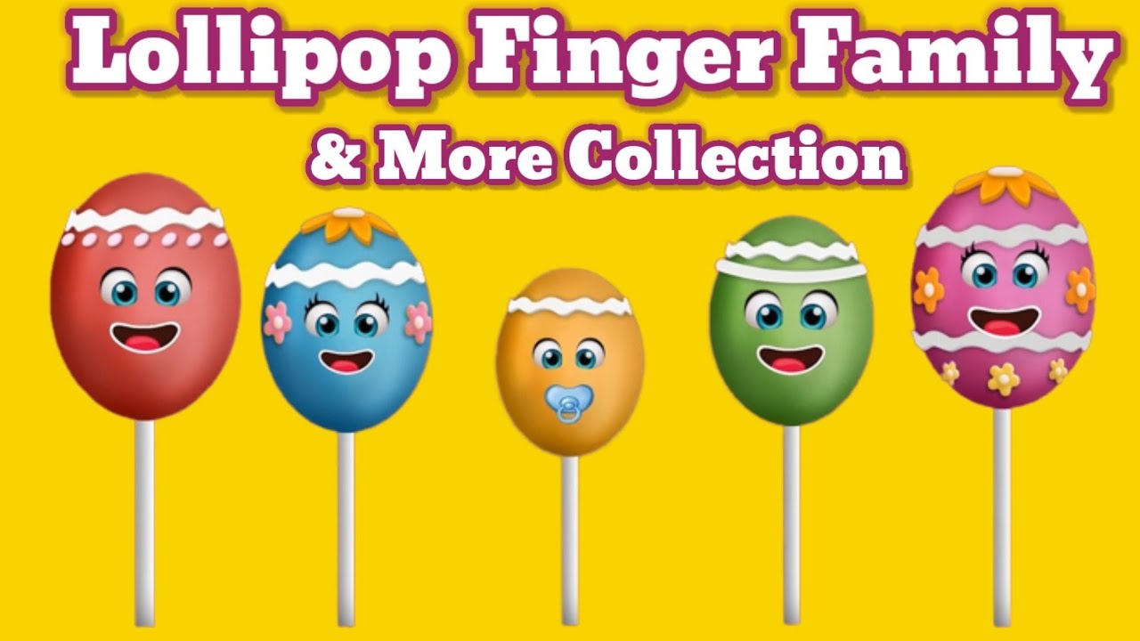 Lollipop Finger Family Collection | Lollipop Finger Family Songs | Top ...