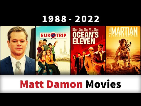Matt Damon Movies (1988-2022) - Filmography