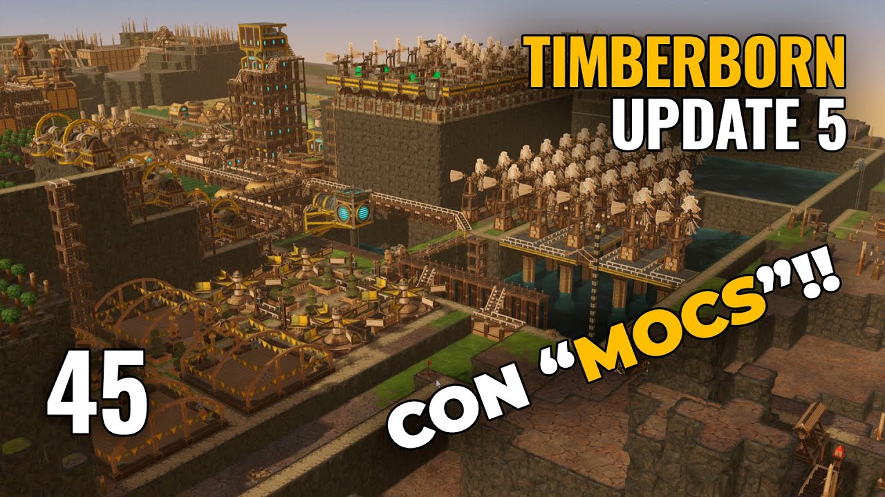 TIMBERBORN: Update 5 | ep 45 | CON MODS - Gameplay español - YouTube