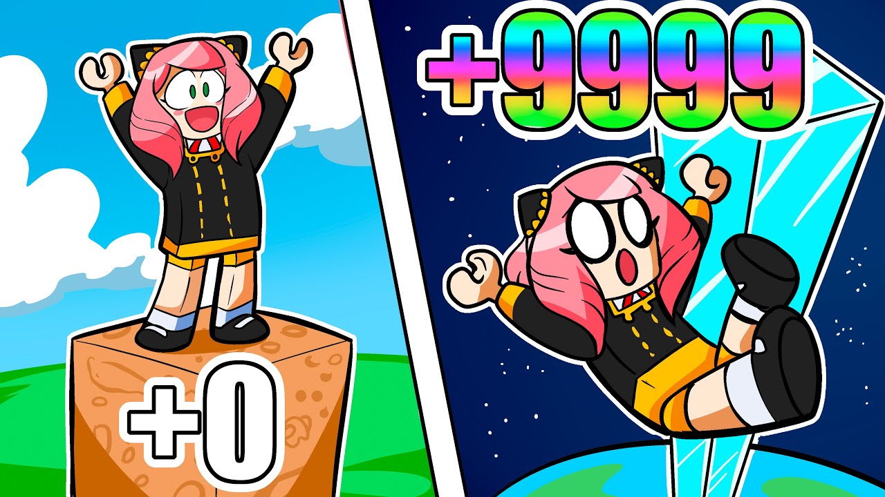 Anya no Roblox MAS A Cada Segundo Você Ganha +1 Bloco - YouTube