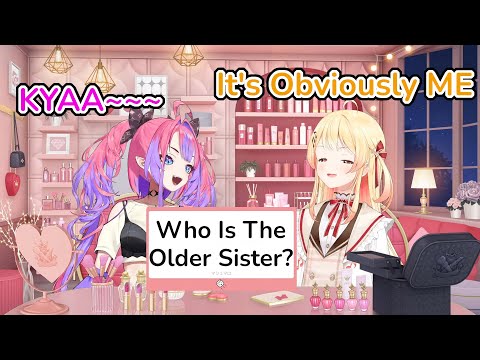 Two Brats Tickle Fighting Over Who's The Older Sister [Kikirara Vivi | Hololive Flow Glow | EN Subs]