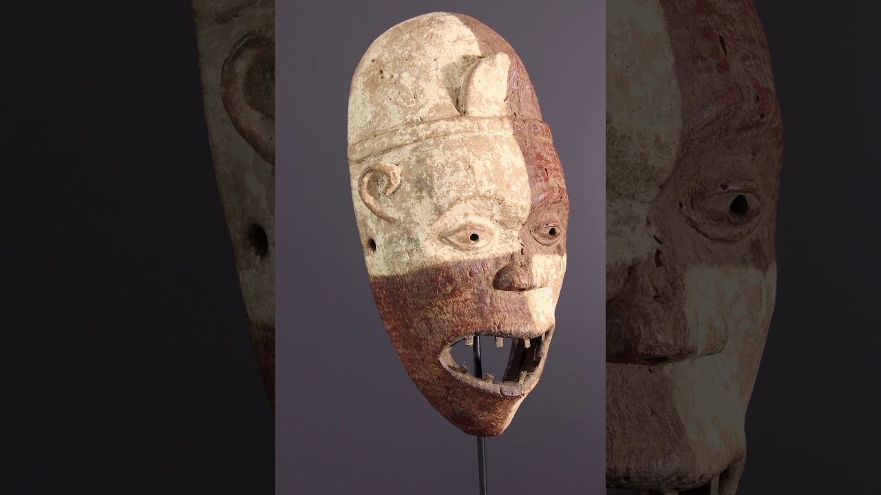 Art africain - Masque africain - Masque de Nganga Kongo Yombe - YouTube