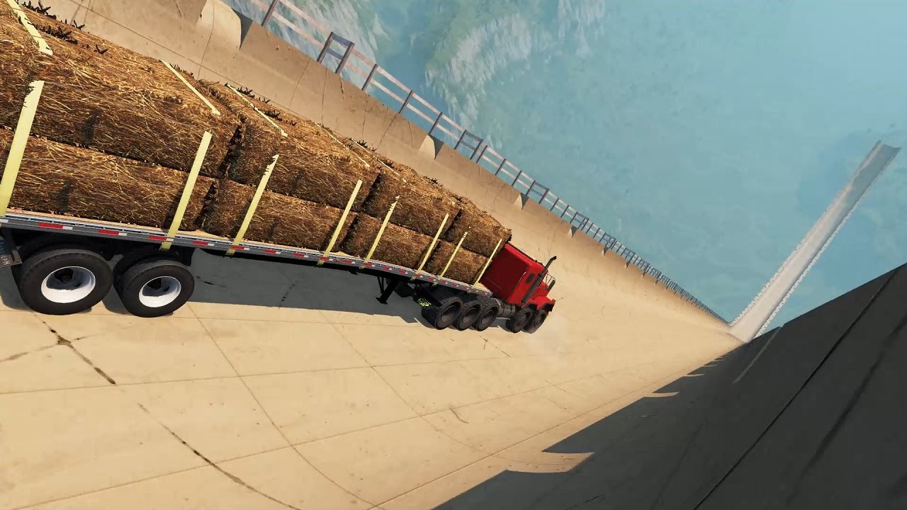 Epic High Speed Mega Ramp Oversize Load Truck Big Bus and Box Truck ...