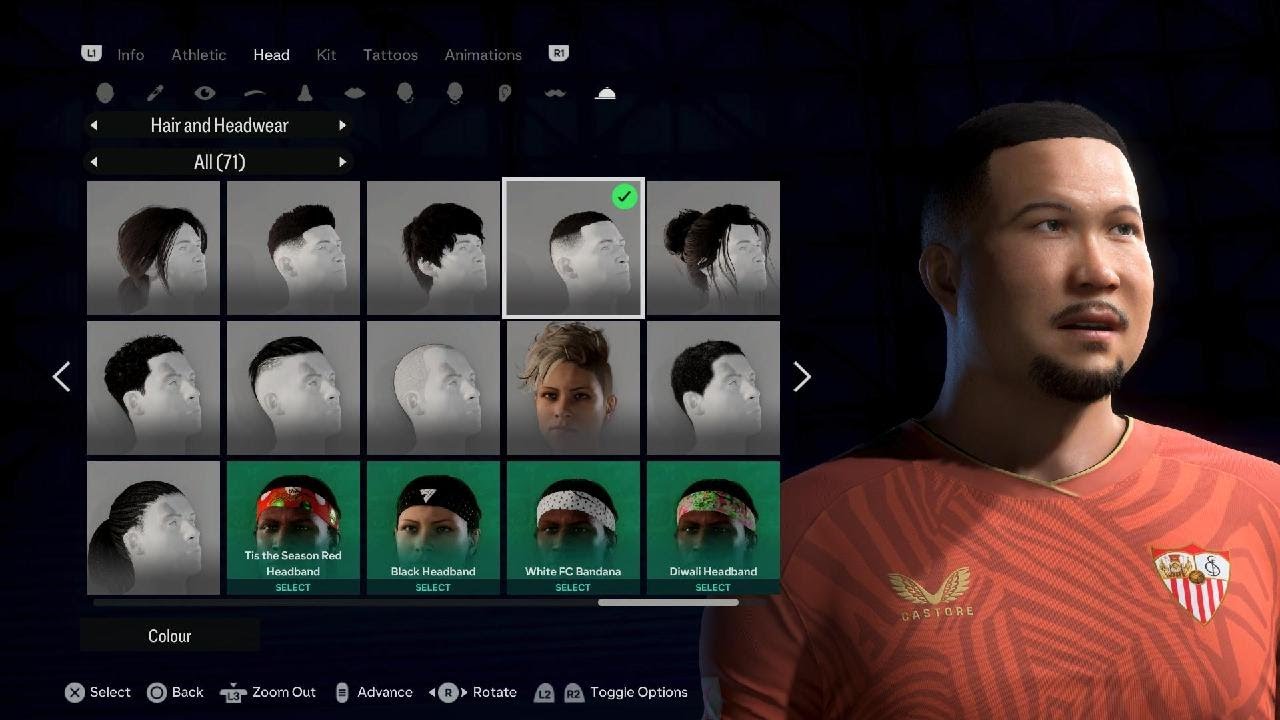EA SPORTS FC 24_ดีเจอาร์ต Face Build - YouTube
