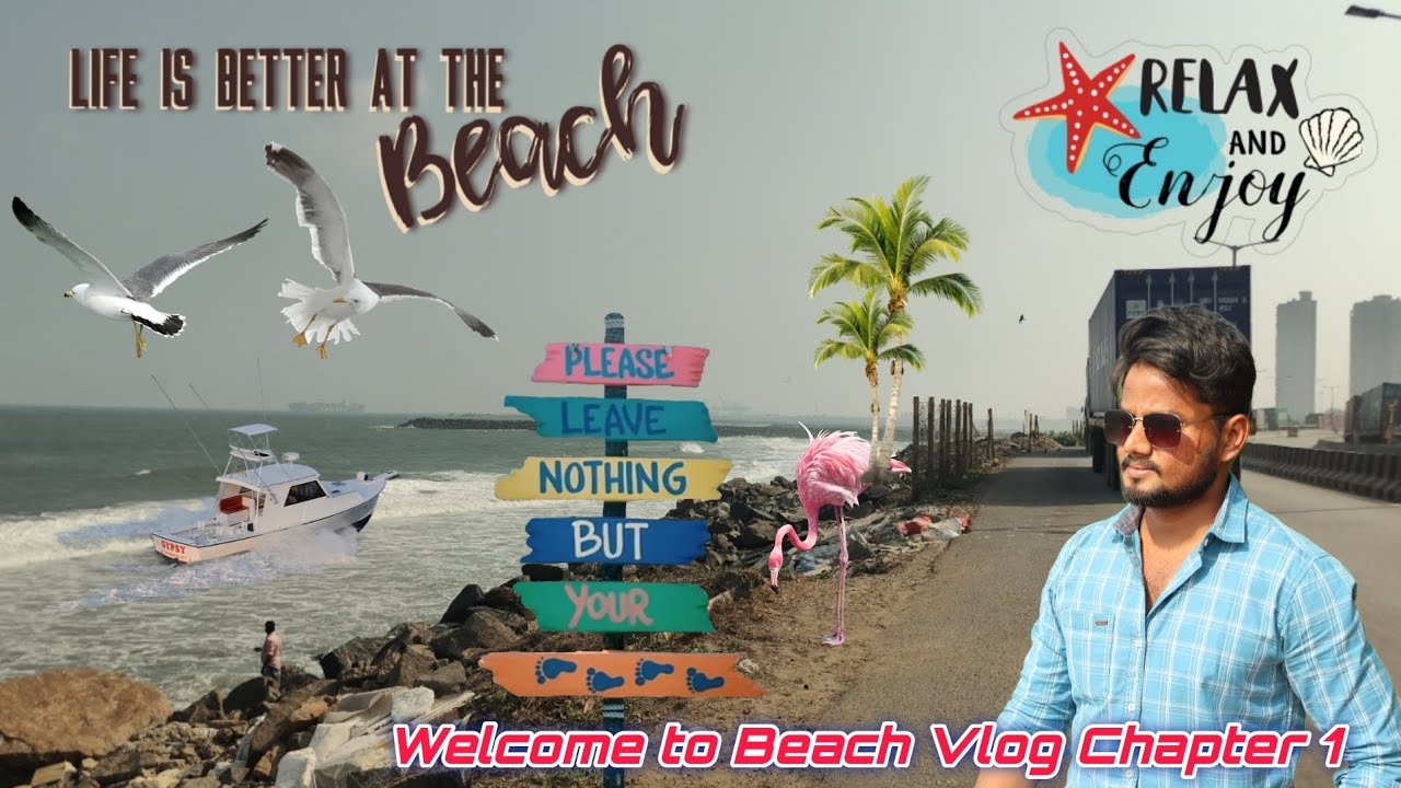 A Day Relax with Beach Life 😍do you want to feel relaxed some minutes ...