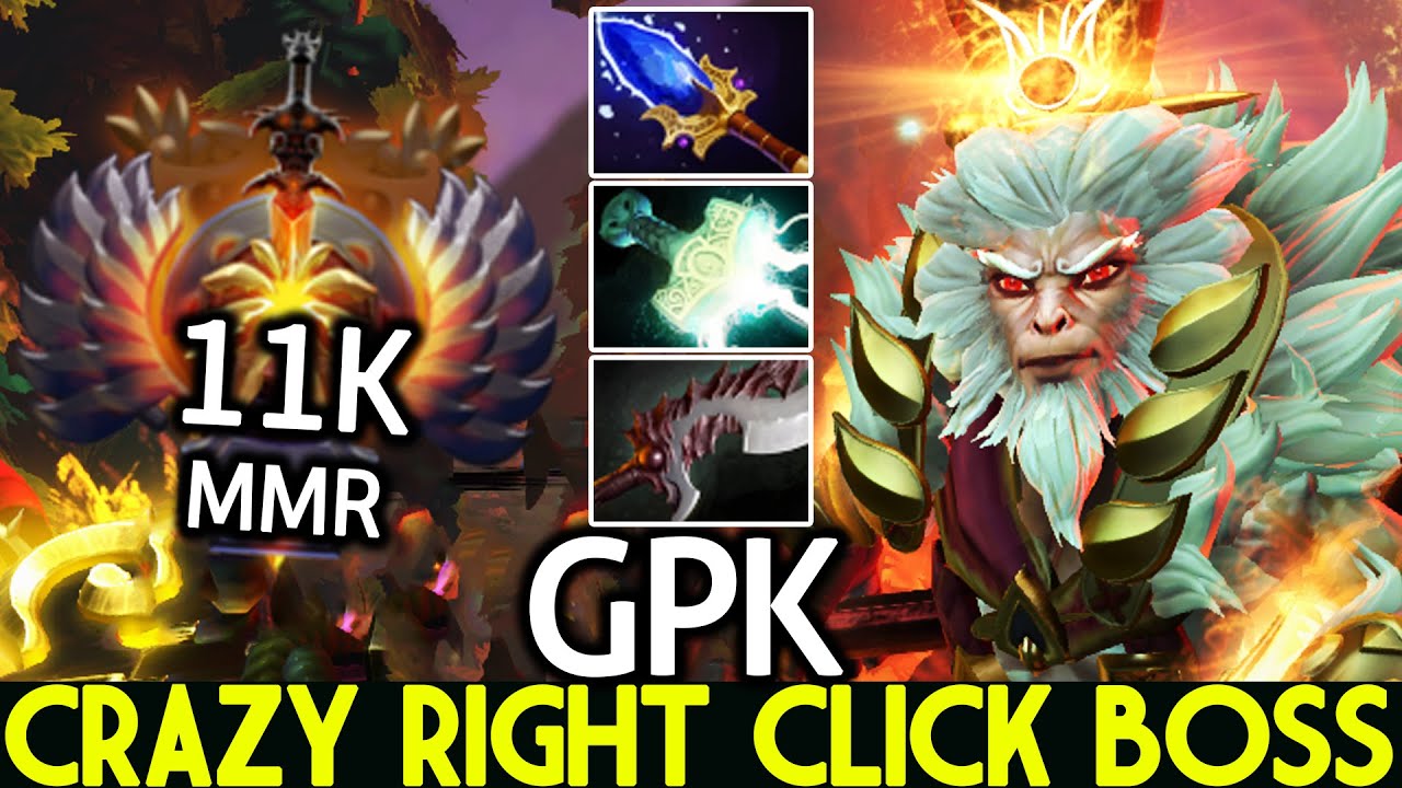 GPK [Monkey King] Crazy Right Click Boss Full Physical Build Dota 2 ...