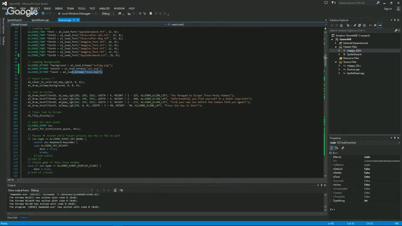 CPSC 440 - Game 4 - YouTube