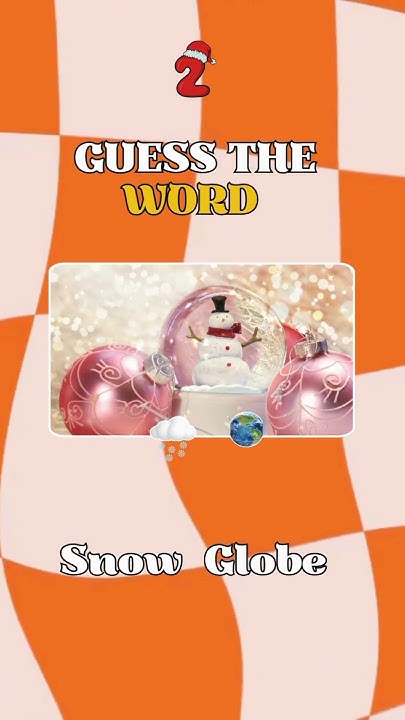 GUESS THE WORD| Christmas Edition 🎅 #ChristmasQuiz #shortsvideo - YouTube