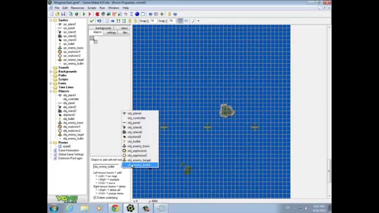 Game Design 1 - Wingman Sam 4.5: Enemy Planes That Shoot - YouTube