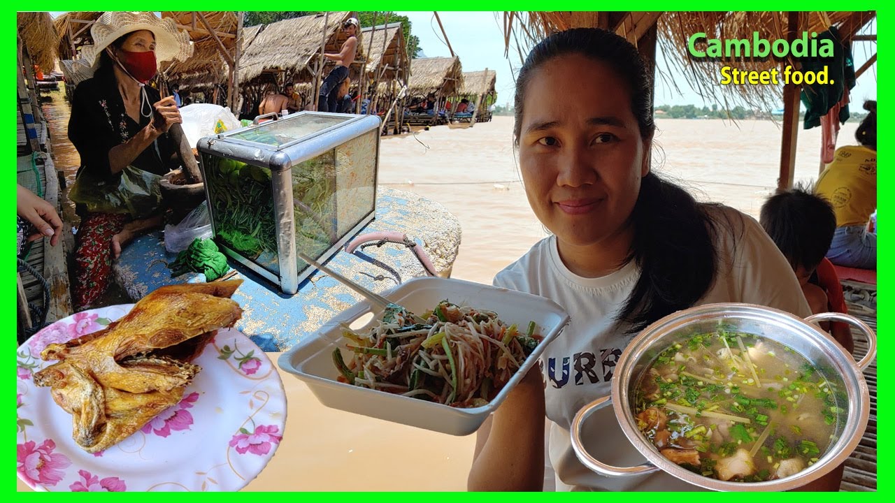 A day food trip with family on holiday - Floating food resort - Koh ...